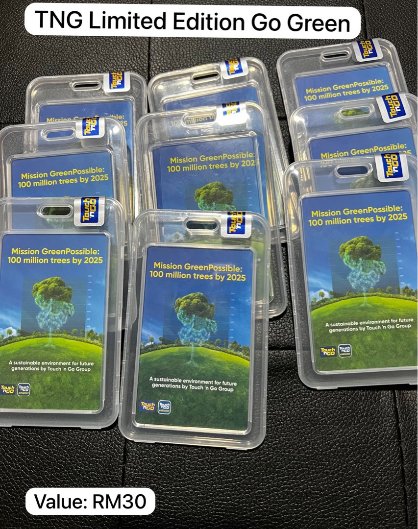 TNG cards Limited Edition Go Green, Car Accessories, Accessories on ...
