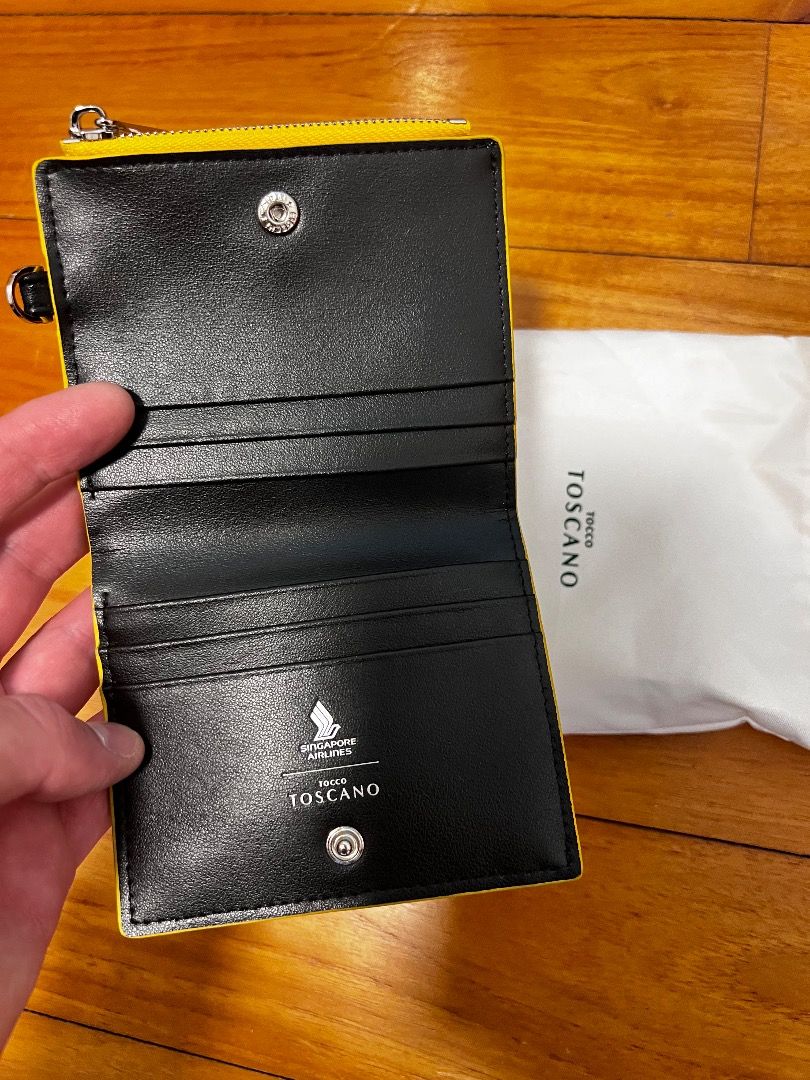 Tocco Toscano x Singapore Airlines up cycled collection wallet, Women's ...