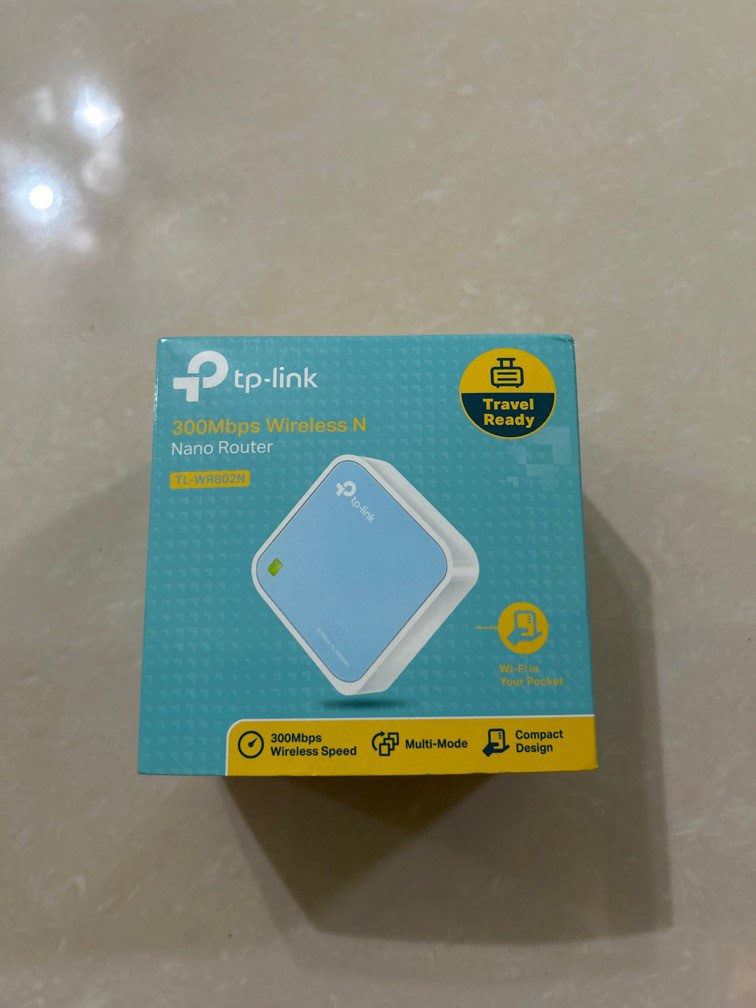 TP LINK wireless nano router, TV & Home Appliances, TV & Entertainment ...