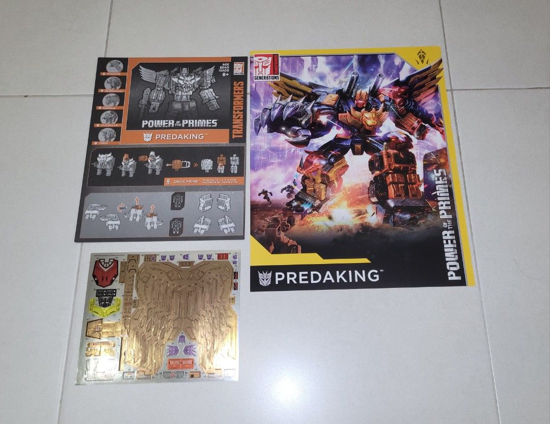 Transformers power of the prime POTP Predaking predacon combiner - Mint ...
