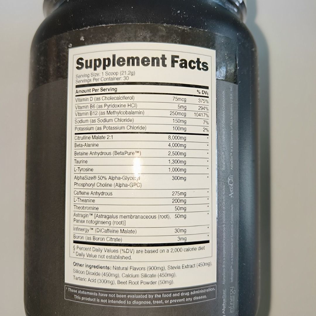 Transparent Labs Pre Workout Bulk Black Flavors in stocks | Preworkout ...