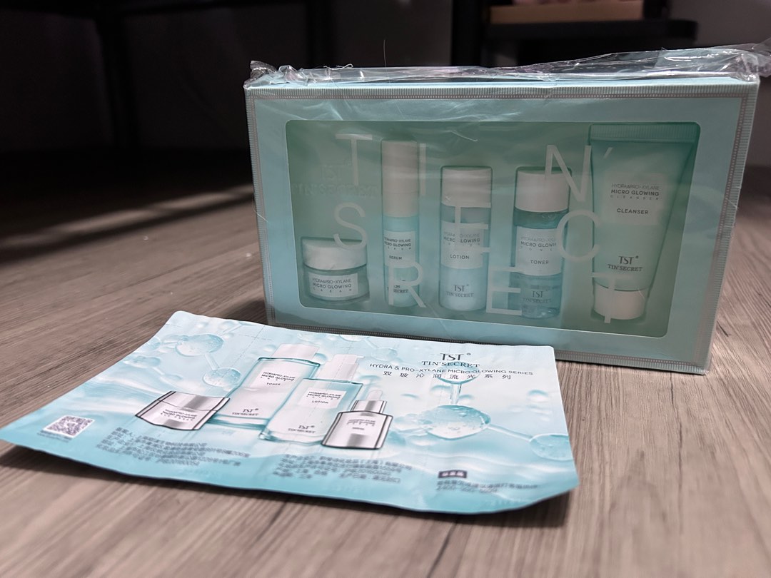 TST Hydra & Pro-xylane Micro glowing Series travel set, Beauty ...