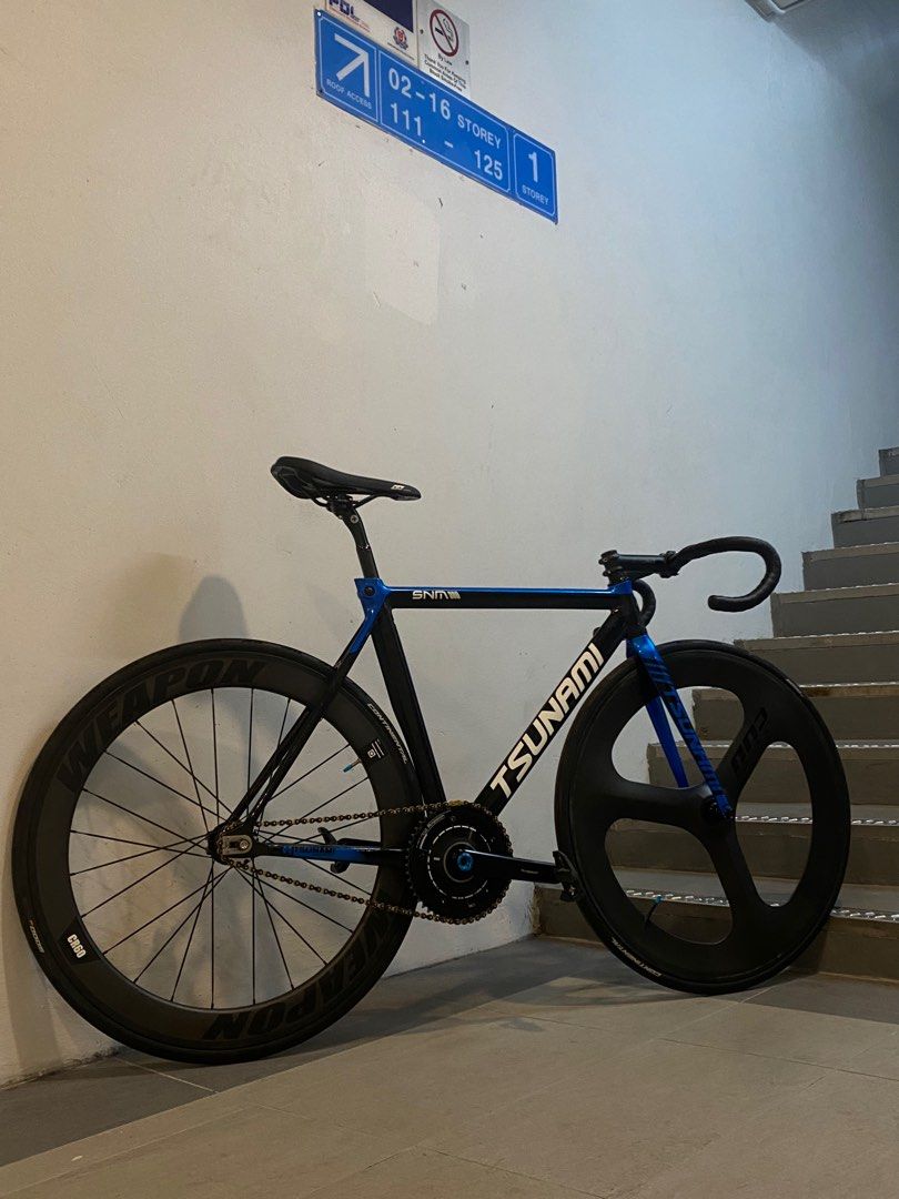 Tsunami snm 300 full bike frameset fs fb, Sports Equipment, Bicycles & Parts, Bicycles on Carousell