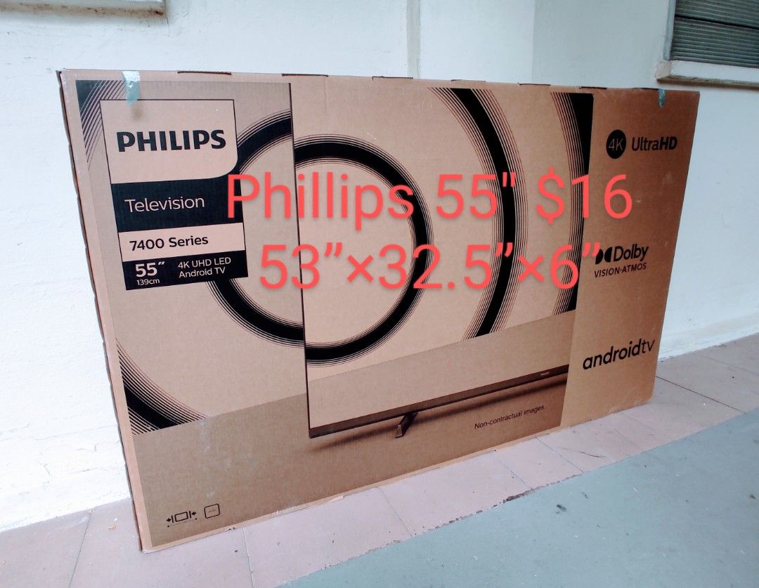 TV boxes with styrofoam, Furniture & Home Living, Home Improvement ...