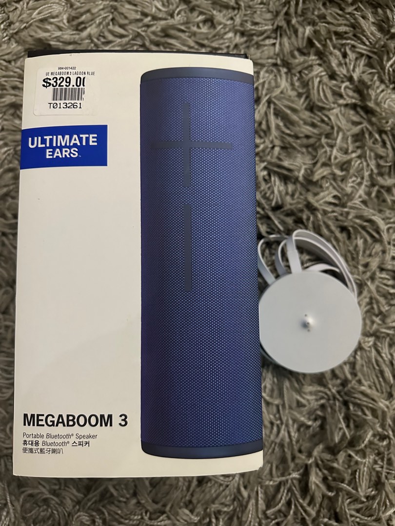 UE MEGA BOOM 3 Portable Bluetooth speaker with standing Charger, Audio ...