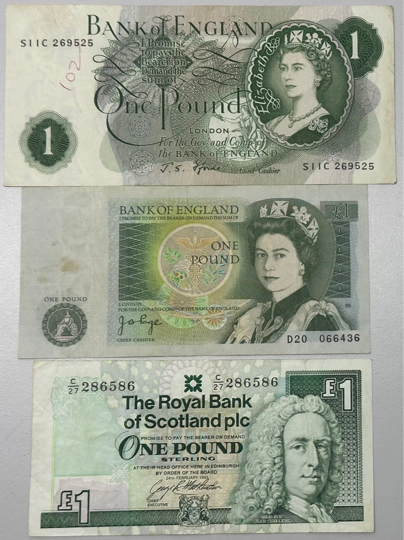 UK & SCOTLAND POUND NOTE COLLECTION, Hobbies & Toys, Memorabilia ...