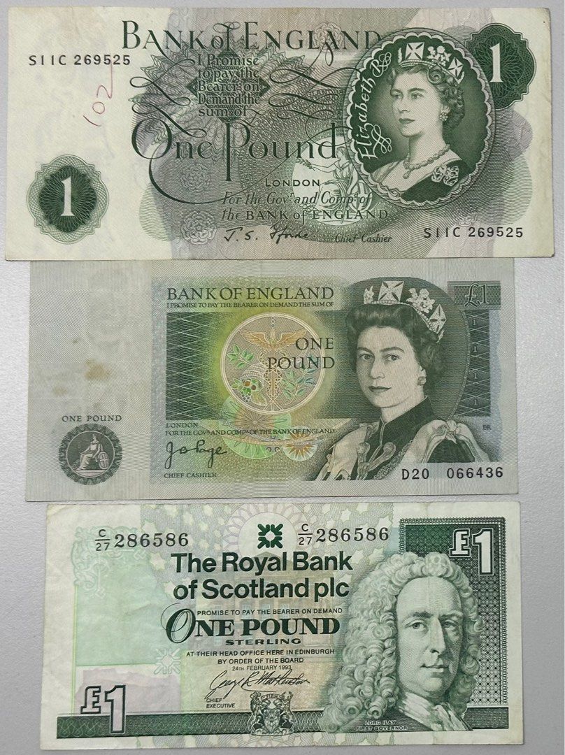 UK & SCOTLAND POUND NOTE COLLECTION, Hobbies & Toys, Memorabilia ...