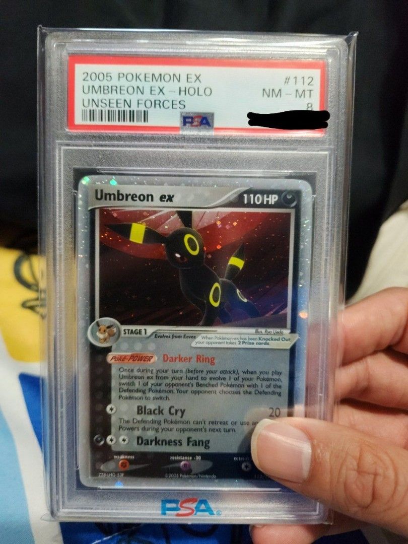 Umbreon Ex PSA8 Unseen Forces, Hobbies & Toys, Memorabilia & Collectibles, Vintage Collectibles ...