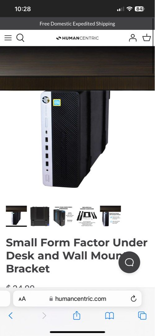 Under table CPU holder by HumanCentric, Computers & Tech, Parts ...