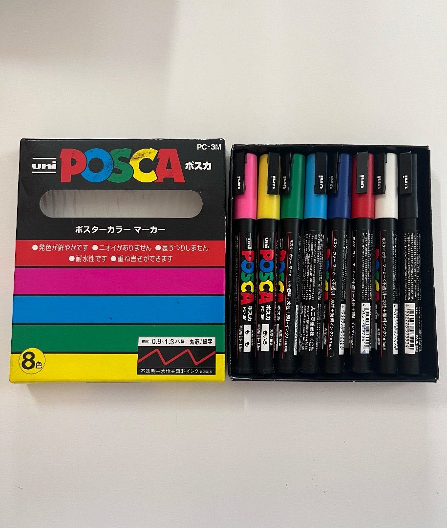 Uni Posca Maker Colors Set Everything Else Others On Carousell
