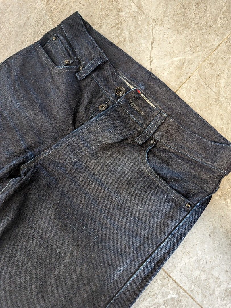 Uniqlo Made in Japan Raw Selvedge, Men's Fashion, Bottoms, Jeans on ...