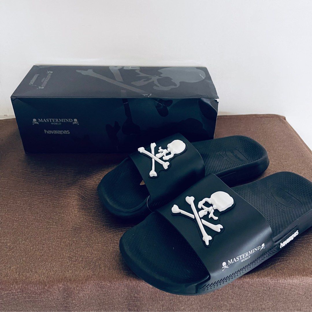 US 11/12 Havaianas Mastermind Slide Black, Men's Fashion, Footwear ...