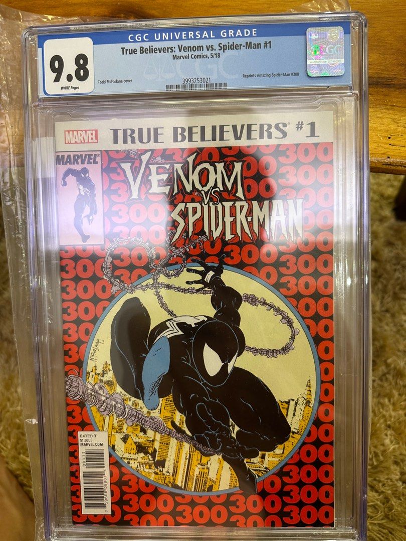 Venom vs spiderman 1st appearance of Venom true believers #1 the ...