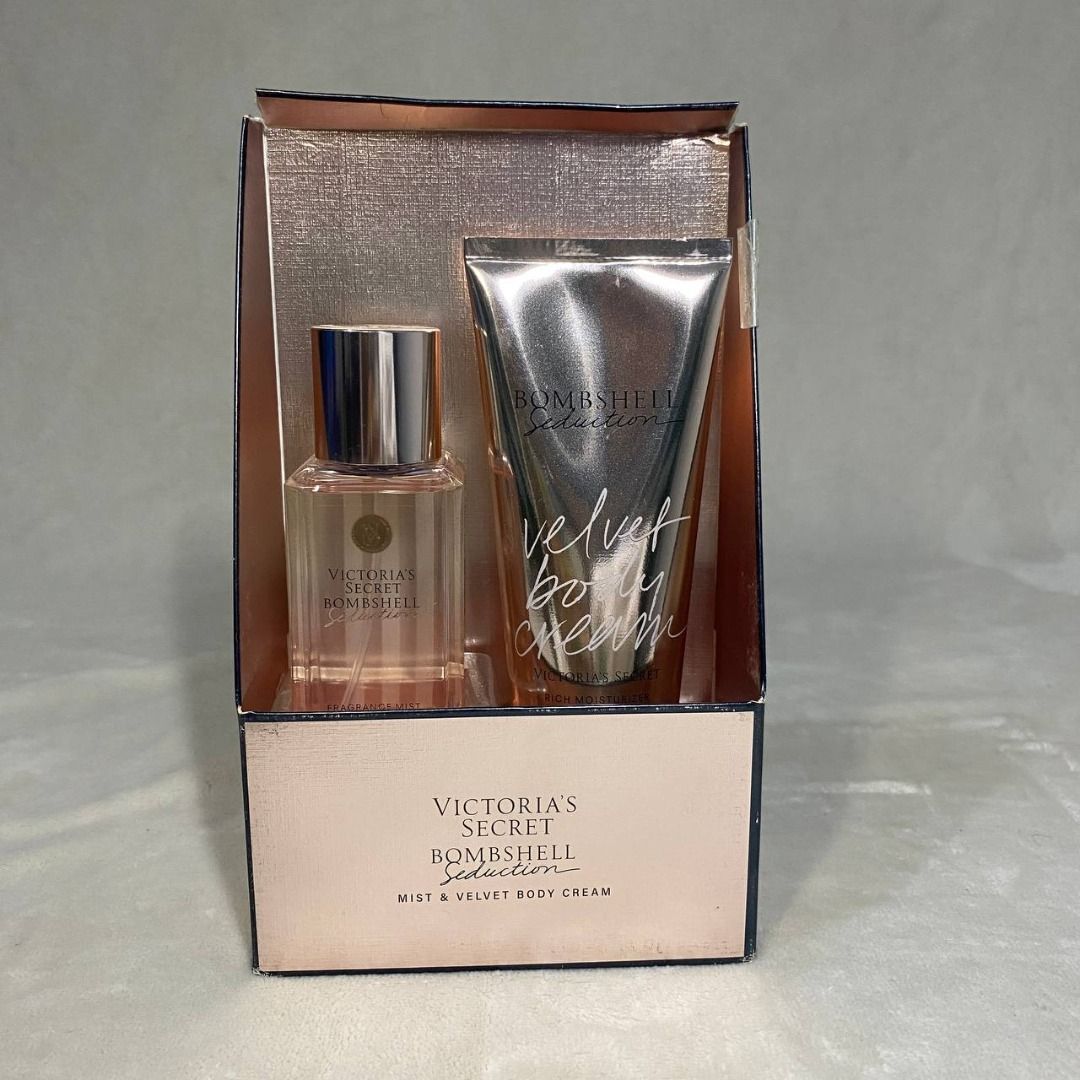 VICTORIA'S SECRET BOMBSHELL Seduction MIST & VELVET BODY CREAM SET on ...