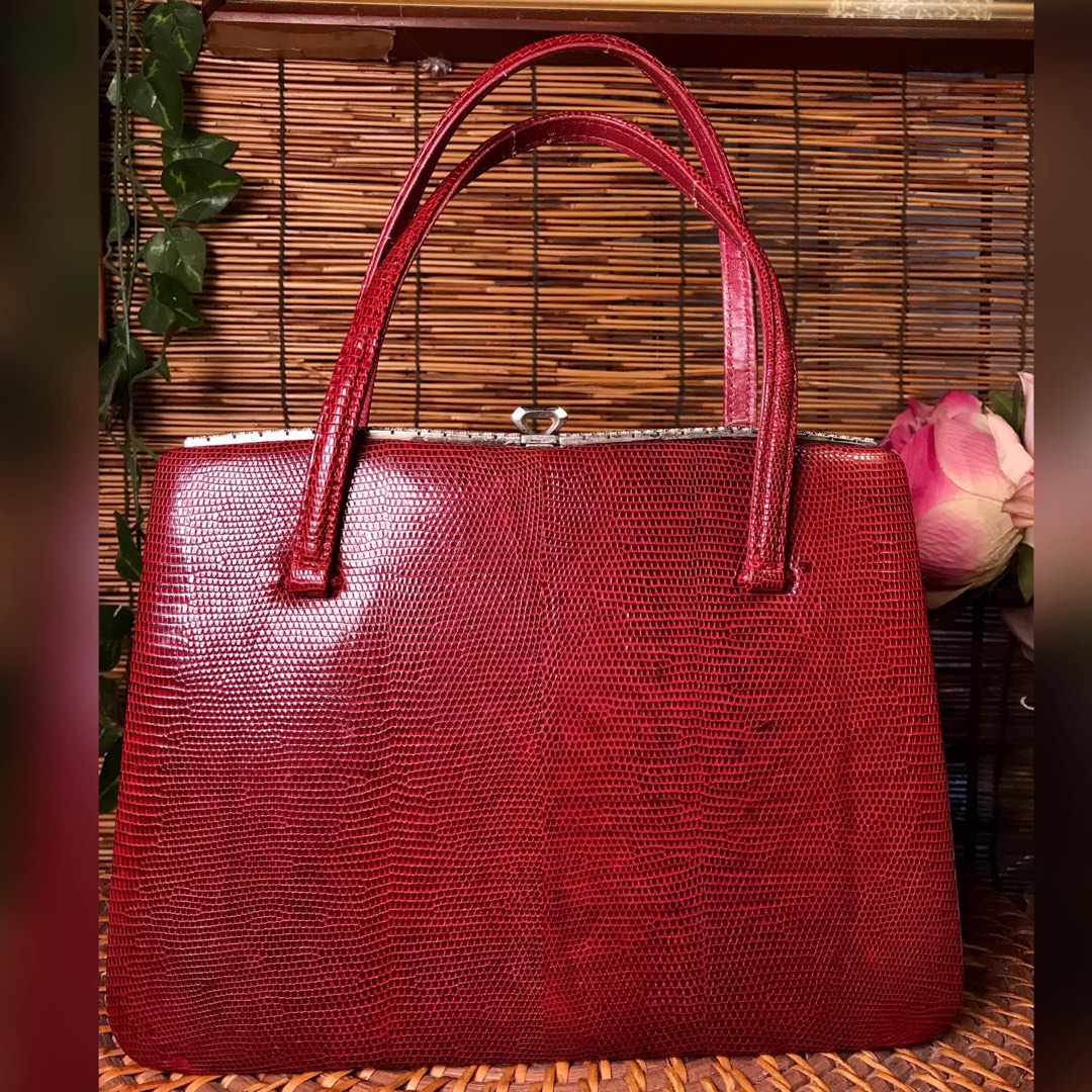 Vintage REAL LIZARD BAG, Luxury, Bags & Wallets on Carousell