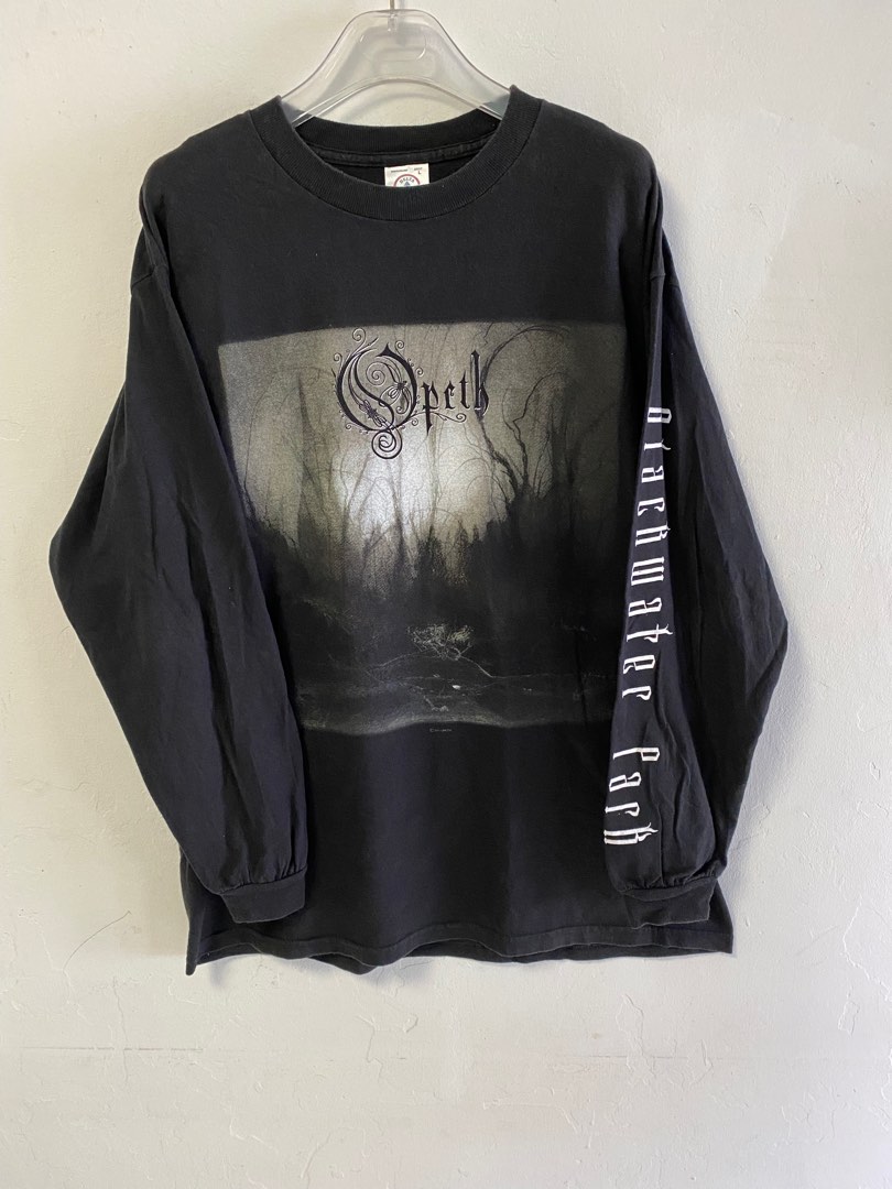 Vintage rare! Opeth black water park tour 01 ls ts, Men's Fashion, Tops ...