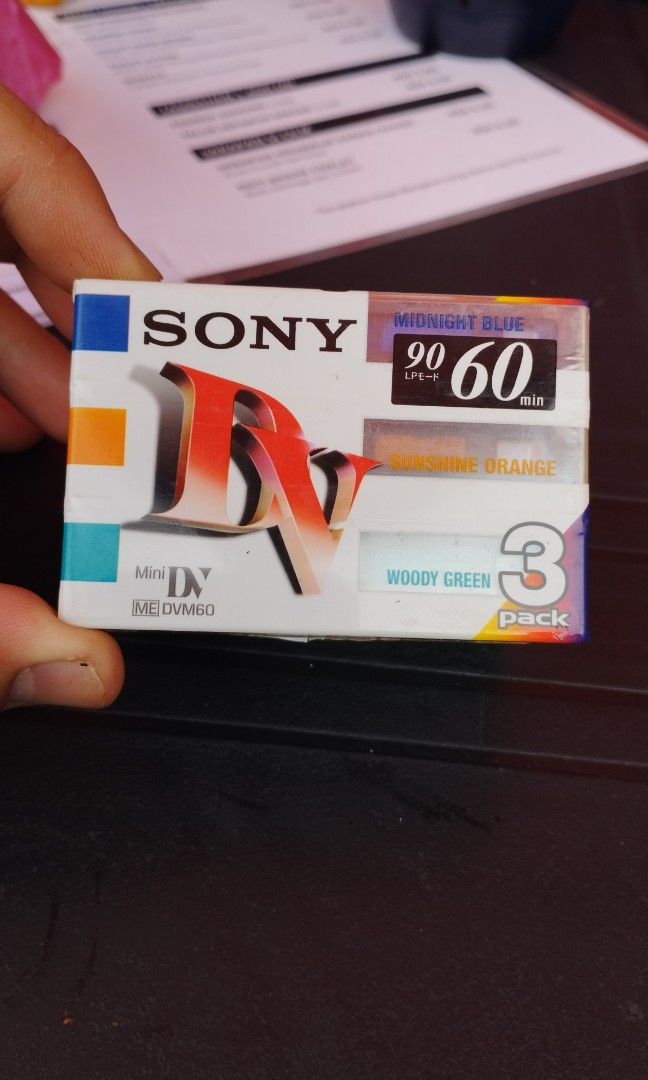 VINTAGE SONY MINI DIGITAL VIDEO CASSETTE OLD STOCK, Hobbies & Toys ...