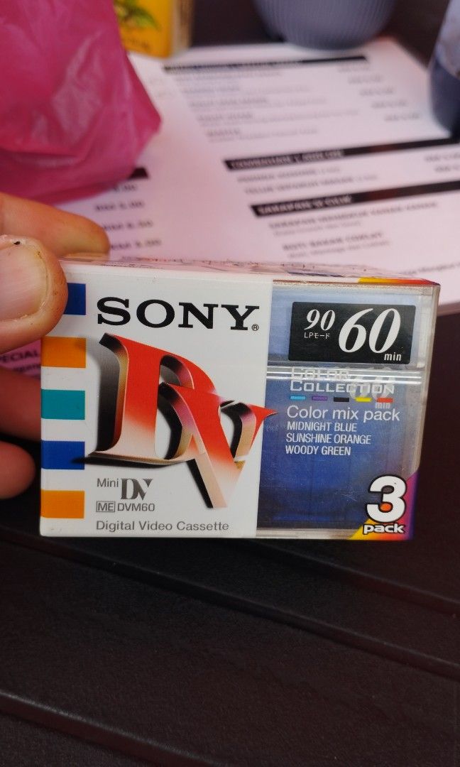 VINTAGE SONY MINI DIGITAL VIDEO CASSETTE OLD STOCK, Hobbies & Toys ...