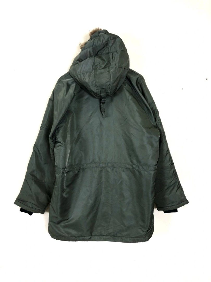 Vintage Type N38/F Genuine Fur Ruff Cold Weather Parka Spiewak Military ...