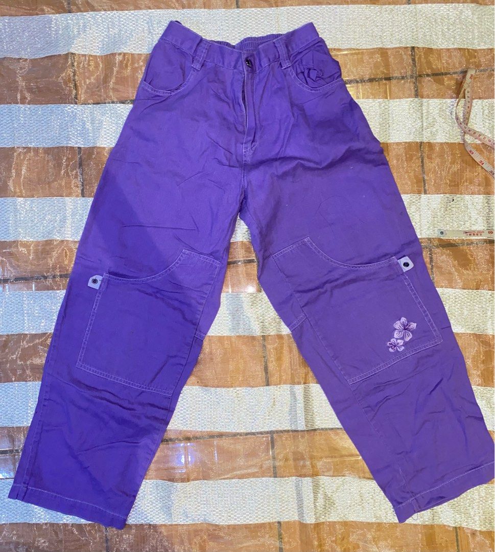 Violet pants, Women's Fashion, Bottoms, Other Bottoms on Carousell