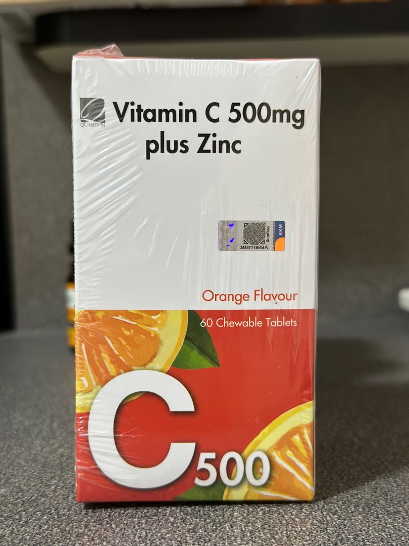 Vitamin c plus zin, Health & Nutrition, Health Supplements, Vitamins ...