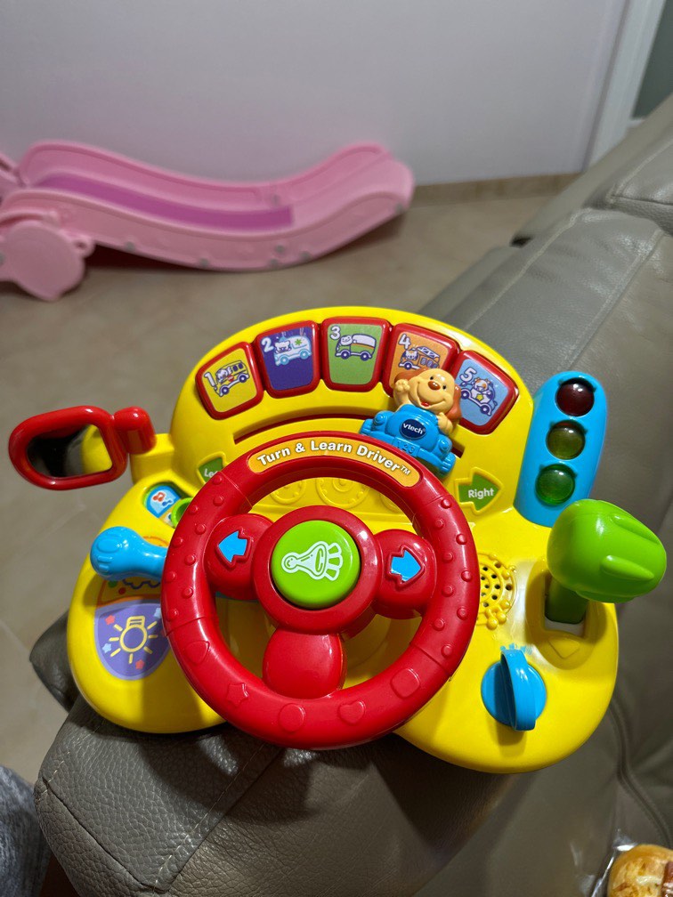 Vtech Turn and Learn Driver, Babies & Kids, Infant Playtime on Carousell