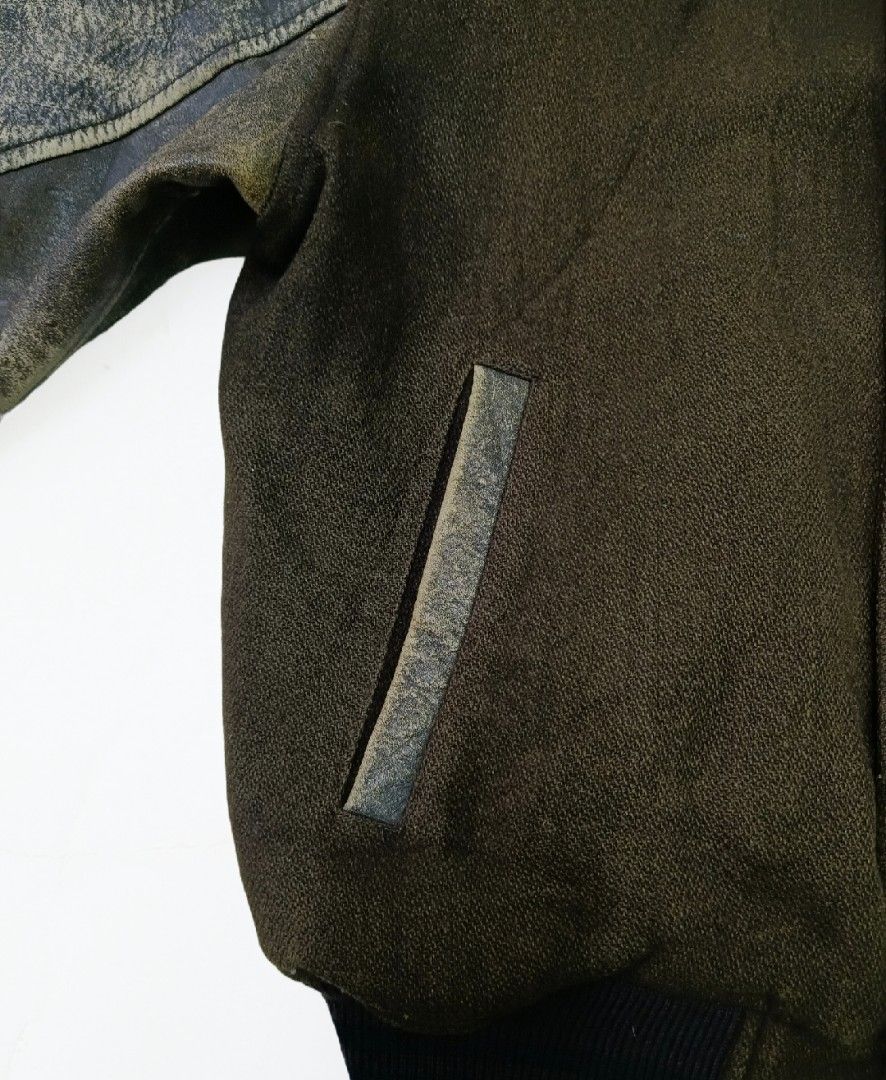 VTG MACBETH WOOLS&LEATHER VARSITY JACKET, Men's Fashion, Coats, Jackets ...