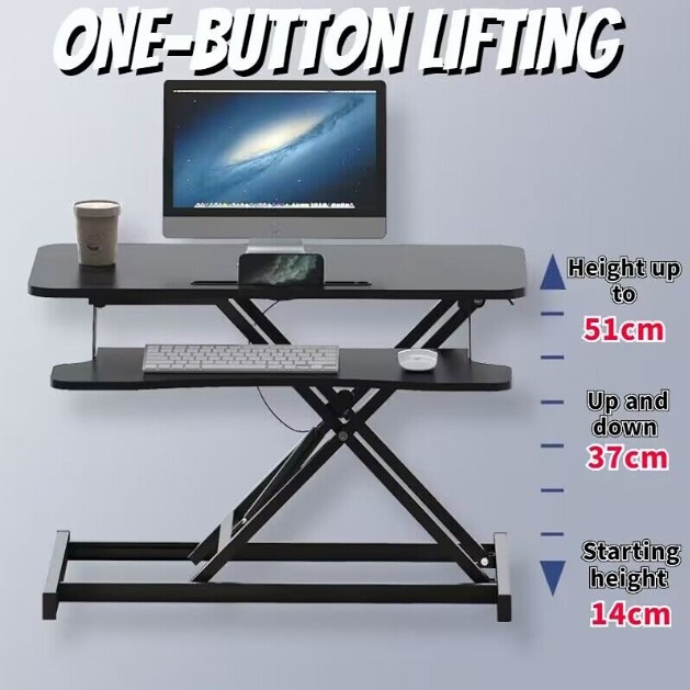 Widened Desktop Standing Desk Lifting Table, Furniture & Home Living ...