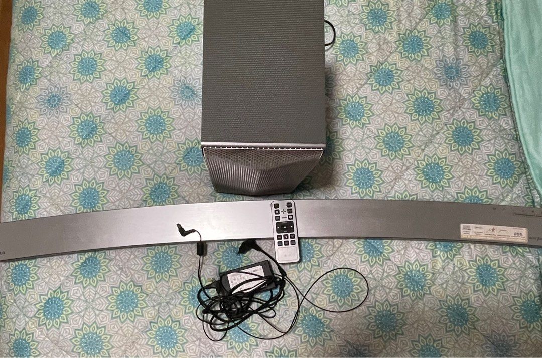 Wireless Curved Sound Bar with Wireless Subwoofer, Audio, Soundbars ...