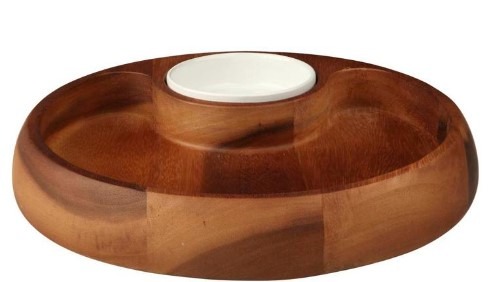 WOOD CHIP N DIP serving board, Furniture & Home Living, Kitchenware ...
