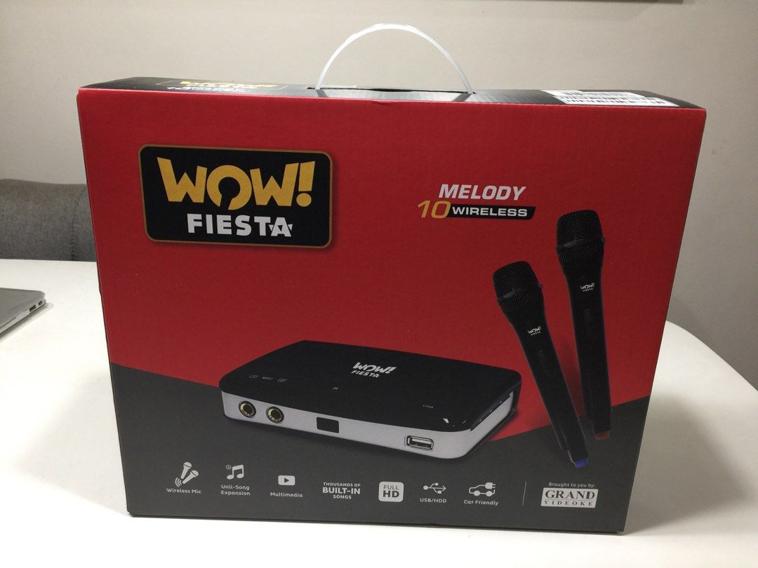 WOW FIESTA MELODY 10 WIRELESS VIDEOKE UNIT on Carousell