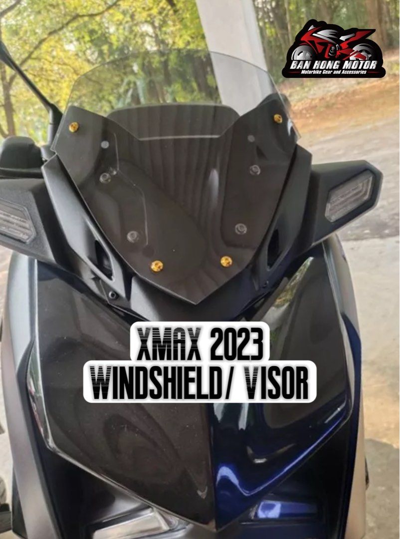 XMAX 2023 Windshield XMAX Visor, Motorcycles, Motorcycle Accessories on ...