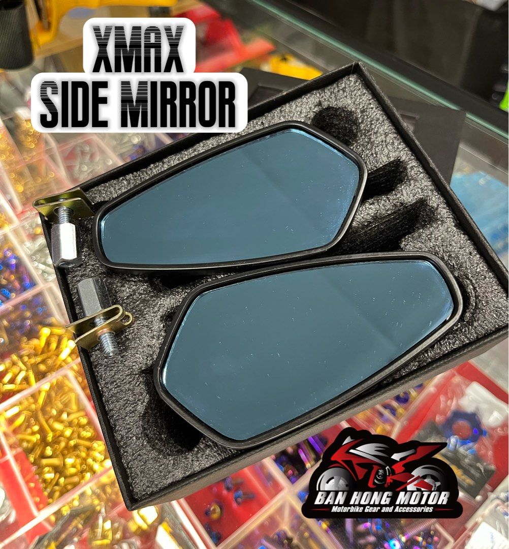 XMAX 2023 Side Mirror XMAX V1 V2, Motorcycles, Motorcycle Accessories ...
