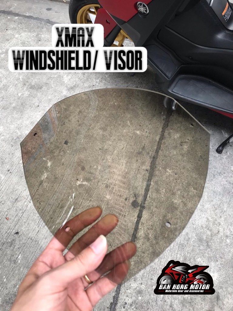 Xmax Windshield Visor, Motorcycles, Motorcycle Accessories on Carousell