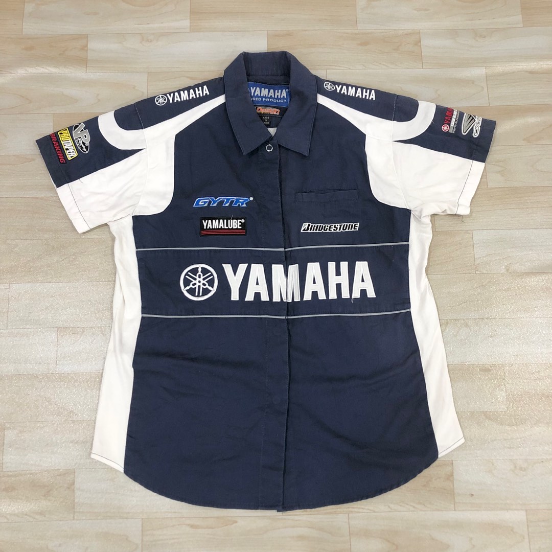 Yamaha Racing Team Collar Shirt, Men's Fashion, Tops & Sets, Tshirts ...