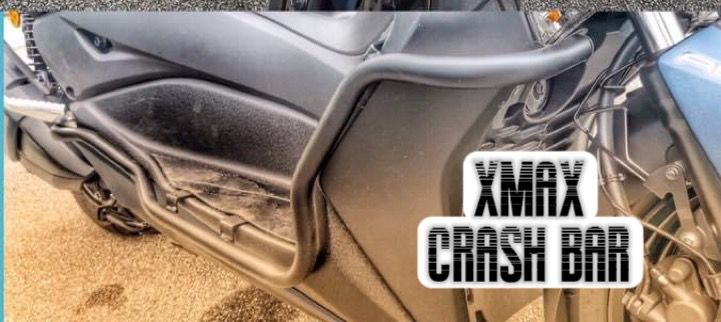 YAMAHA XMAX Crash Bar, Motorcycles, Motorcycle Accessories on Carousell