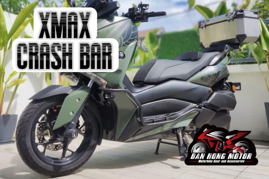 YAMAHA XMAX Crash Bar, Motorcycles, Motorcycle Accessories on Carousell