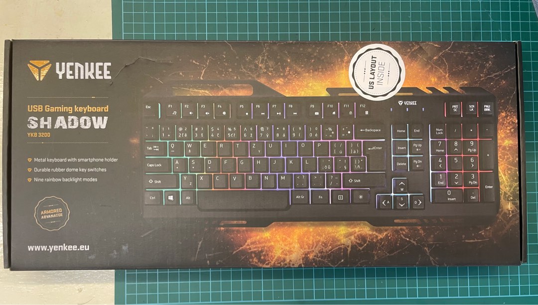 Yenkee USB Shadow Gaming Keyboard, Computers & Tech, Parts ...