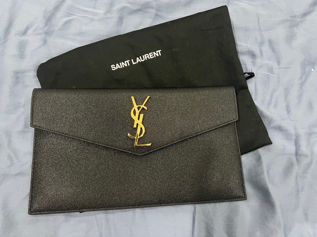 YSL Clutch, Luxury, Bags & Wallets on Carousell