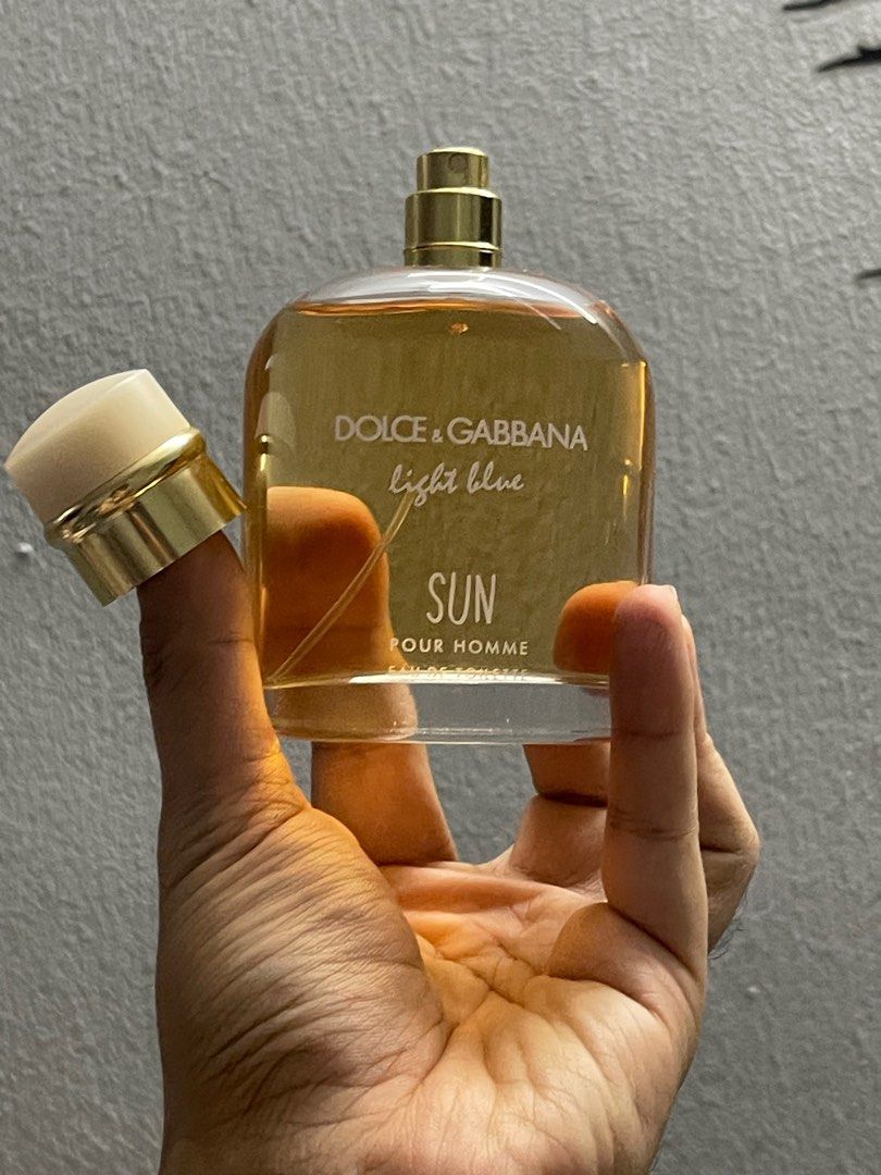 100ml - Light Blue Sun Pour Homme by Dolce&Gabbana, Beauty & Personal ...