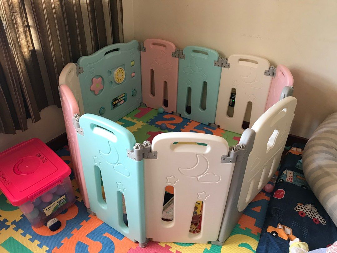 10 panel Coby Fence, Babies & Kids, Infant Playtime on Carousell
