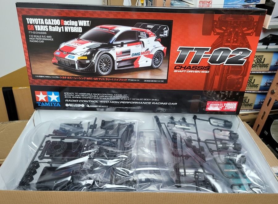 1/10 RC Toyota Gazoo Racing WRT GR Yaris Rally1 Hybrid (TT-02) TAMIYA ...