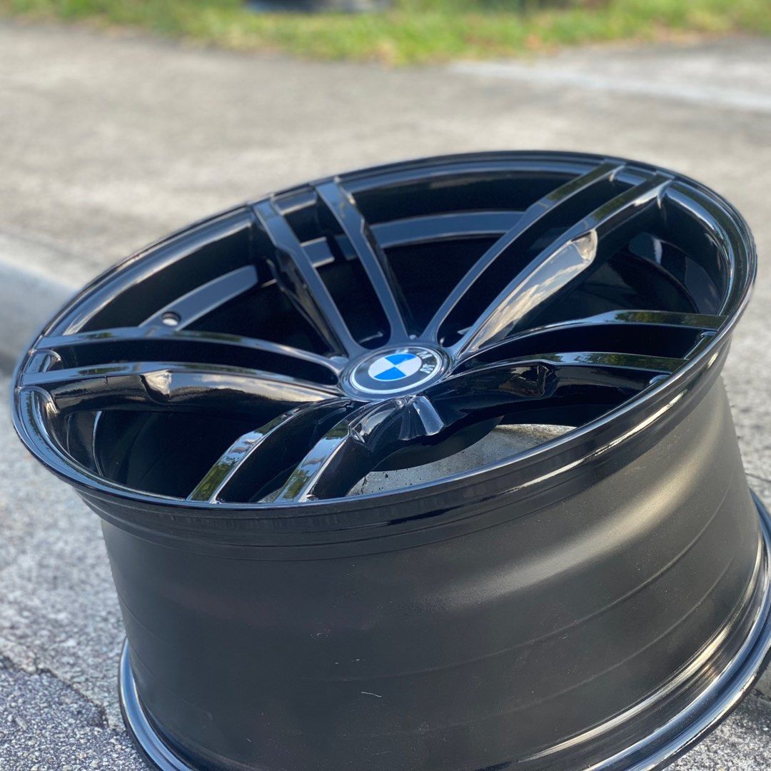 19” BMW Staggered Concave Lightweight Rim 5x120, Car Accessories, Tyres ...