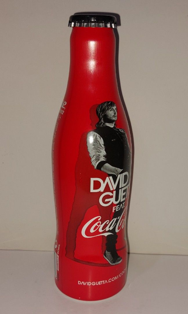 2012 Coca Cola Coke France David Guetta Collectible Aluminum Special ...