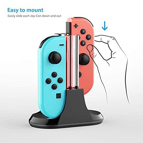 4 in 1 controller Charger station for Switch, Controller Charging dock ...