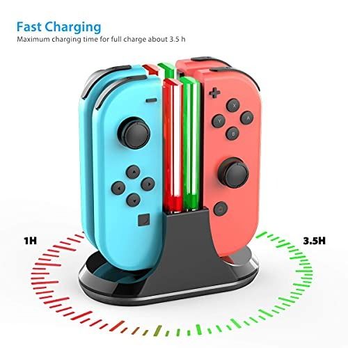 4 in 1 controller Charger station for Switch, Controller Charging dock ...