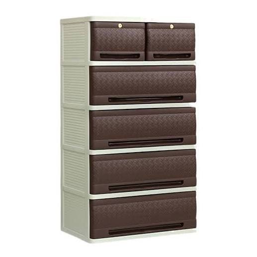 6 layer Rattan Drawer (Orocan) 2nd hand for sale on Carousell