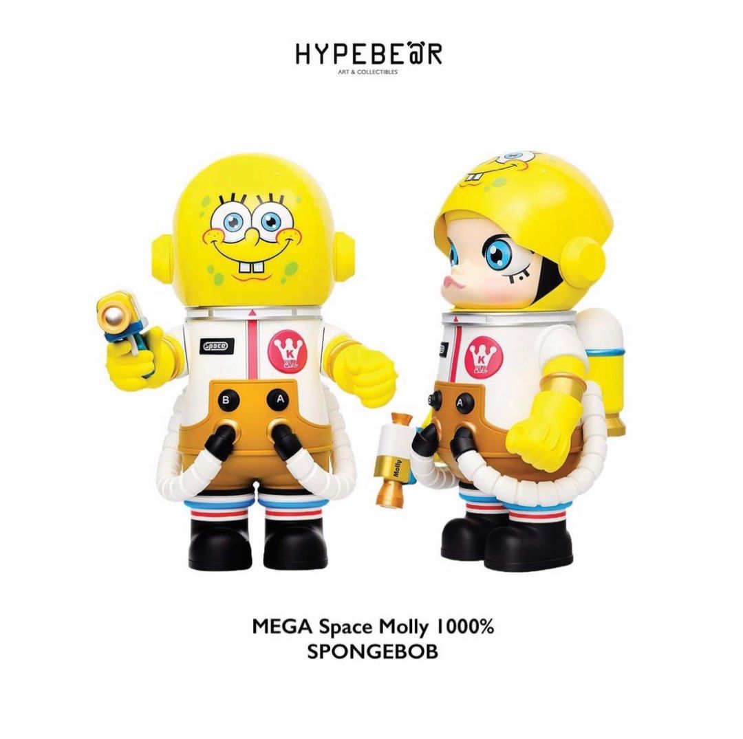 ( Readystock )POpMart Molly SpongeBob 1000% Mega Space limited edition ...