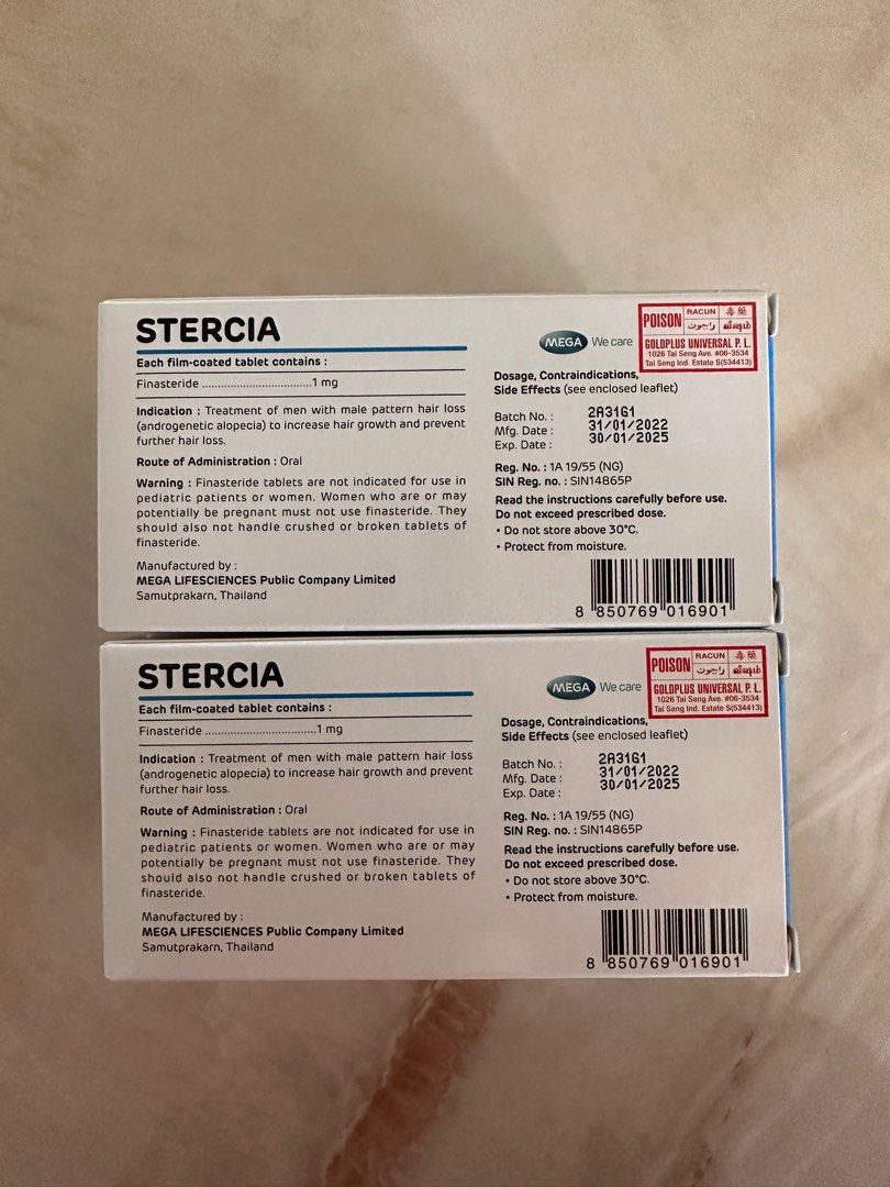 ⚡️ Stercia 1mg Male Hair Loss Supplements | Hair Growth Exp 2025 ...