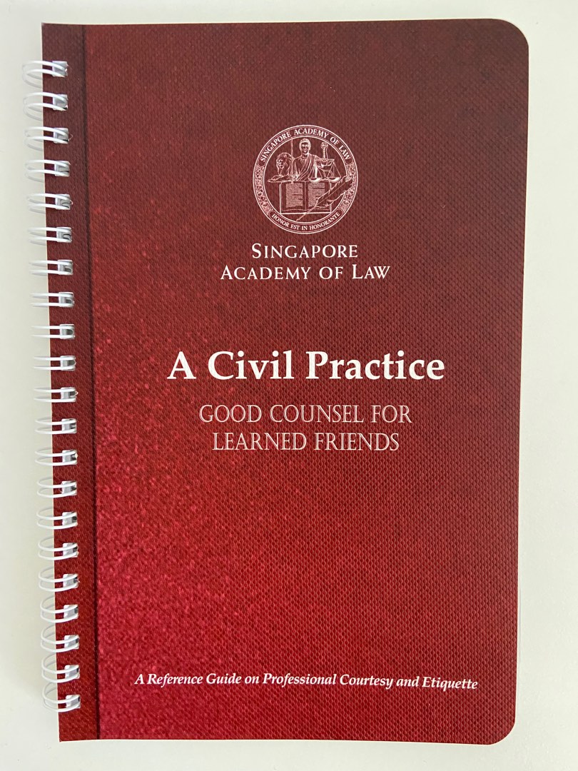 A Civil Practice - Good Counsel for Learned Friends, Hobbies & Toys ...